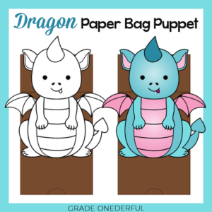Dragon Books, Dragon Puppet and Free Dragon Colouring Page » Grade ...